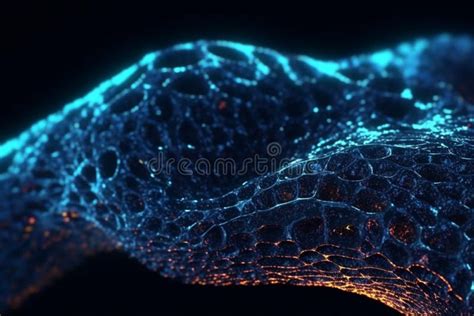 abstract technology particles mesh background with vivid graphite