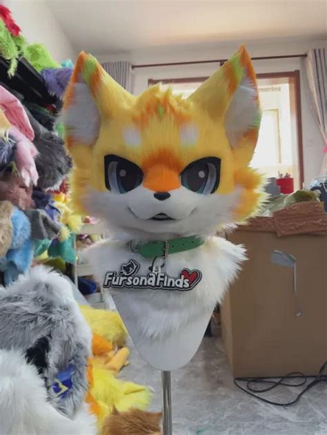 Custom Fursuit Head Custom Kemono Fursona Choose Colors And Patterns