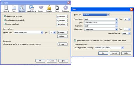 Windows Vista Weird Font In Firefox Super User