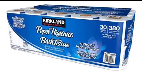 Kirkland Signature Bath Tissue 2 Ply 425 Sheets 30 Rolls Amazonca