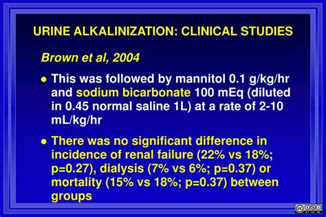 Ppt Does Urine Alkalinization Prevent Or Reduce The Severity Of