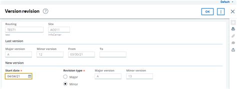 How To Do Routings Version Validation And Revision Of Routing Version