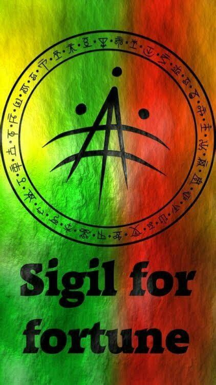 Sigil For Fortune Poster Sigil For Fame And Fortune Sigil For Good