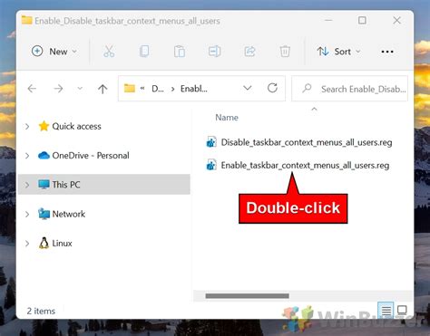 Enable Or Disable Taskbar Context Menus In Windows 11 And Windows 10