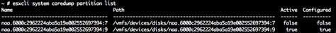 Two Coredump Partitions In Esxi 55