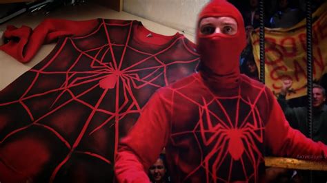 Как сделать первый костюм Человека паука Тоби Магуайра Youtube