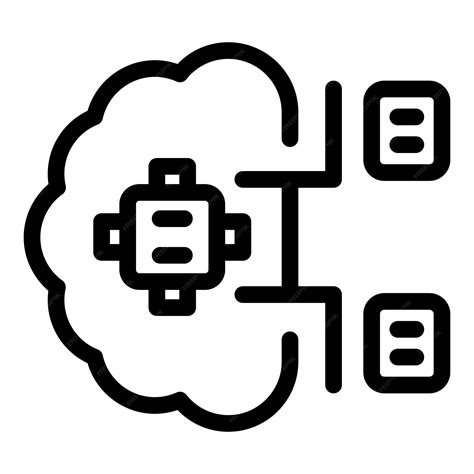 premium vector cloud computing system connecting data blocks and processing information