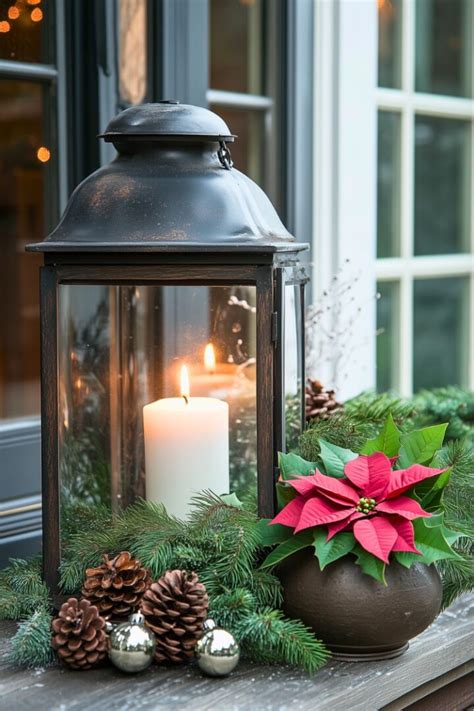 20 Outdoor Christmas Lantern Ideas To Transform Your Front Porch Hmg