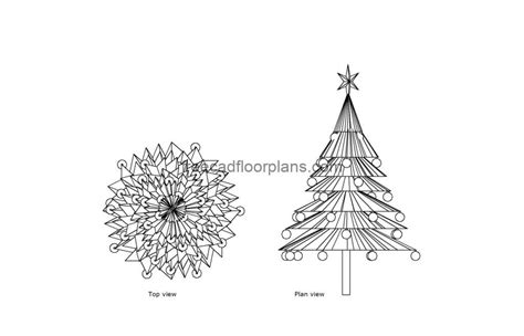 Christmas Tree Free Cad Drawings