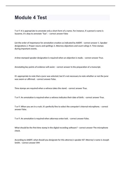 module 4 test questions with complete solution 2024 aaert stuvia us