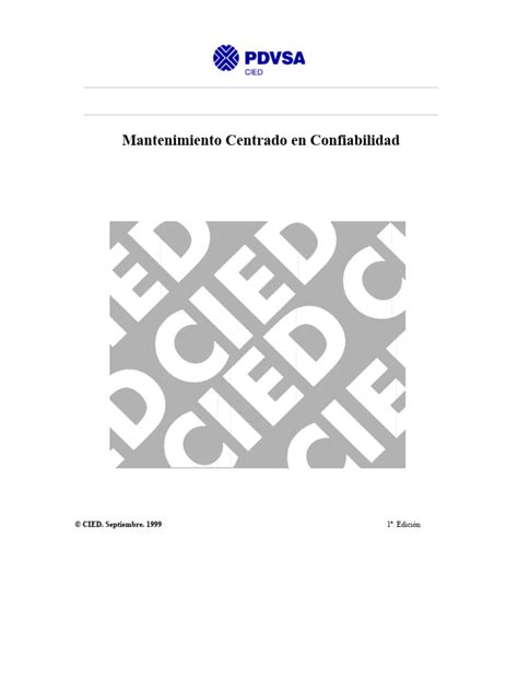 Mcc Manual Cap1 Pdf Ingeniería De Confiabilidad