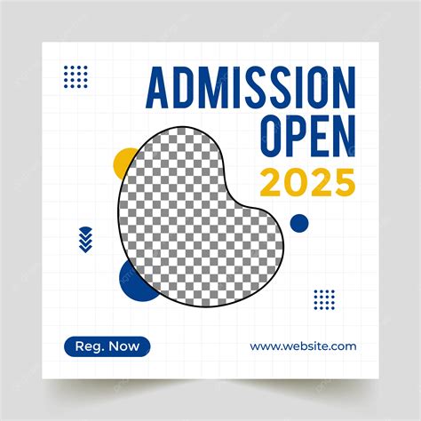 Admission Open Social Media Instagram Post Vector Template Download On