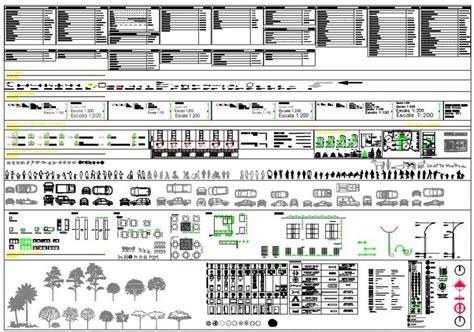 2d miscellaneous cad blocks dwg file cadbull