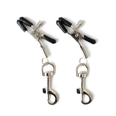 SM Stainless Steel Adult Products Toys Linked To Nipple Clip Nipple Clamp Sex Toys For Man Women