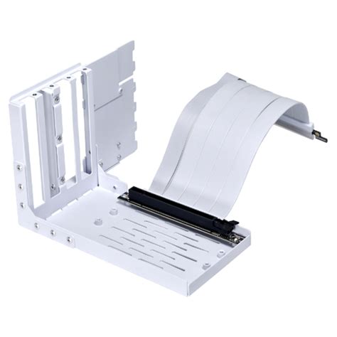 Buy Lian Li Vertical Gpu Bracket Kit Pci E 4 0 White [vg4 4w] Pc Case Gear Australia