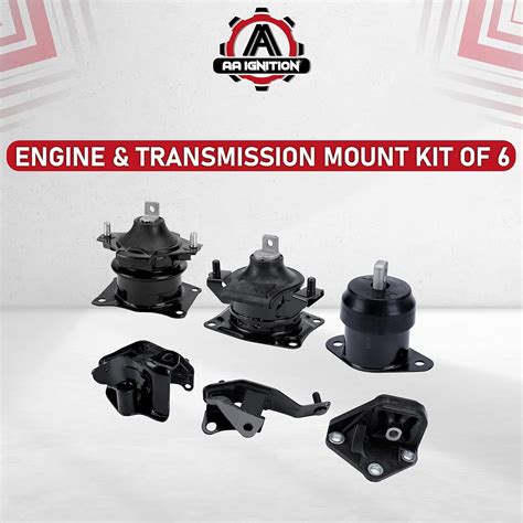 A Premium Engine Motor Mount Kit Compatible With Honda Accord 2003 2007