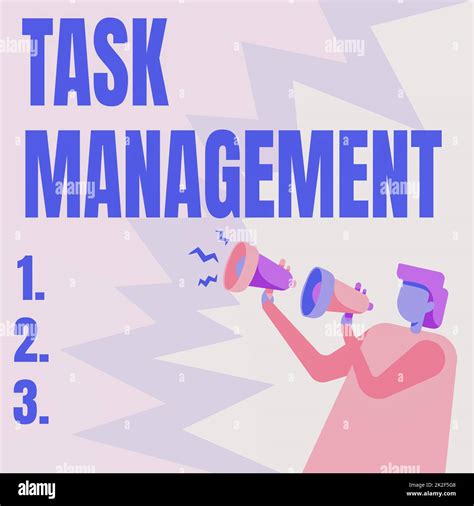 Writing Displaying Text Task Management Internet Concept The Process