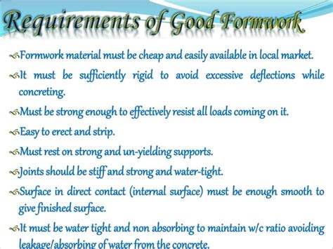 Formwork Types And Their Advantages Pptx Woodworking Arts And Crafts