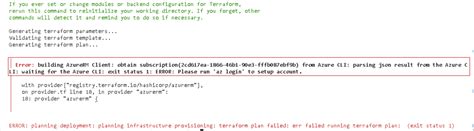 test terraform templates requires additional `az login` · issue 1212