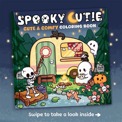 Spooky Cutie Coloring Book Free Coloring Page And Full Book Available