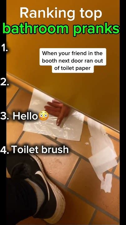 Ranking Top Bathroom Prankstiktok Funny Funnyshorts Pranks