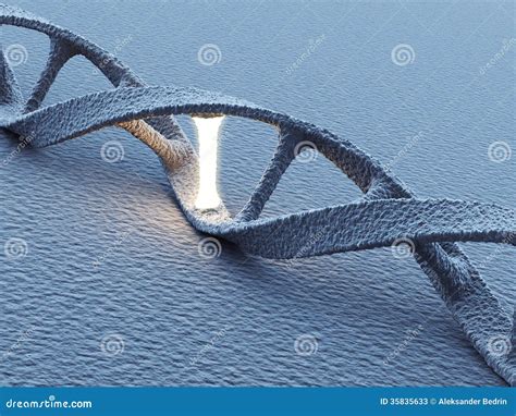 Dna Helix Molecules Science Concept 3d Stock Illustration Illustration Of Background