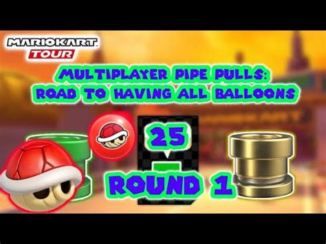 Mario Kart Tour - Road To Having All Balloons 1 (Winter Tour Multiplayer Pipe Pulls) - YouTube