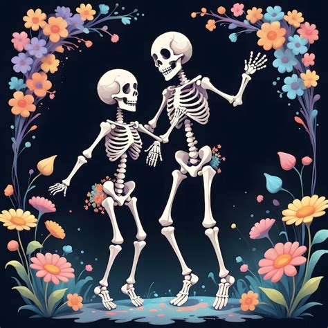 Premium Ai Image Skeleton Design