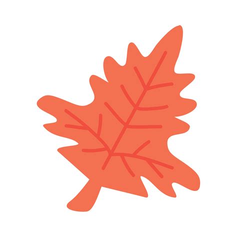 Orange Autumn Leaf 11123924 Vector Art At Vecteezy