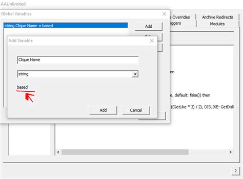 Having A Problem With Modules And Changing Their Triggers Issue 454 Aa2g AA2Unlimited GitHub