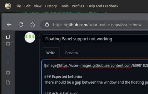 Floating Panel Support Not Working · Issue 22 · Nclariustile Gaps