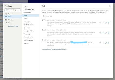 Office Outlook Email Rule Fishing Hack Cloud Computing SaaS Spiceworks Community