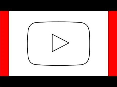 How To Draw Youtube Logo Step By Step Drawing YouTube Youtube