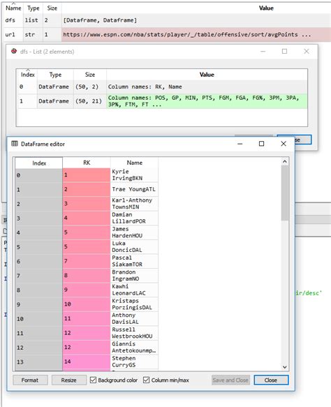 Python Exporting To Table Not Aligned Stack Overflow