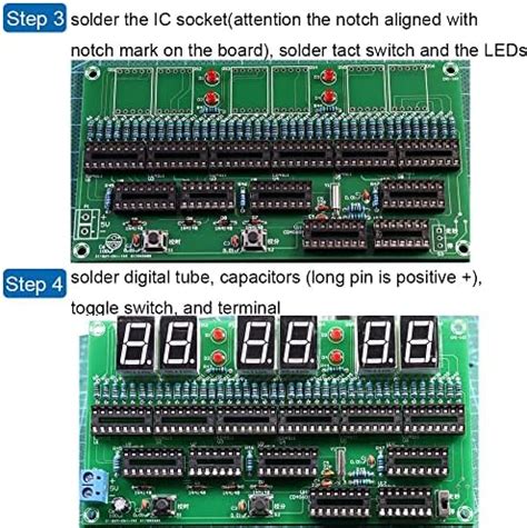 DIY Digital Clock Package 6 Bit Digital Circuit Clock Manufacturing Package Ability Contest