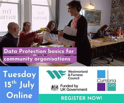 Data Protection Basics For Community Organisations Tuesday 15th July