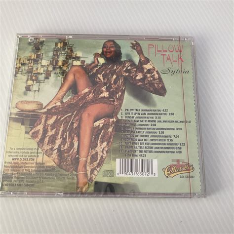 Pillow Talk Very Best Of Sylvia By Sylvia Robinson Cd 1998 For Sale