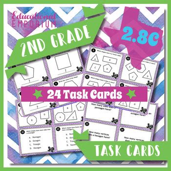 TEKS C Task Cards Classify Sort Polygons By Educational Emporium