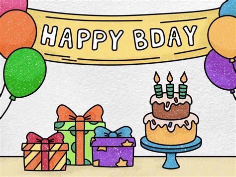 Birthday Drawings Helloartsy