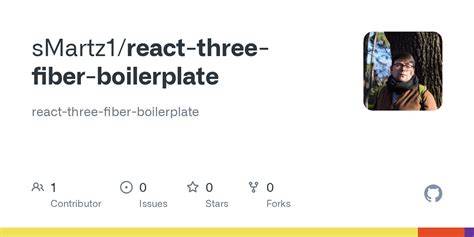 Github Smartz React Three Fiber Boilerplate React Three Fiber Boilerplate