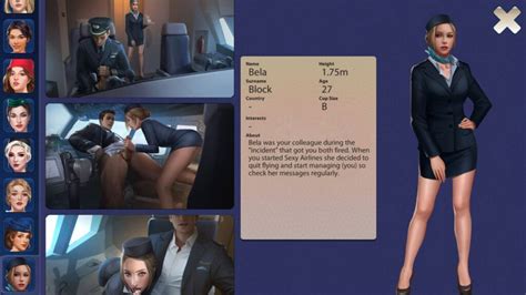 Sexy Airlines Nutaku Sex Game Fly Attendant Porn Games Fun
