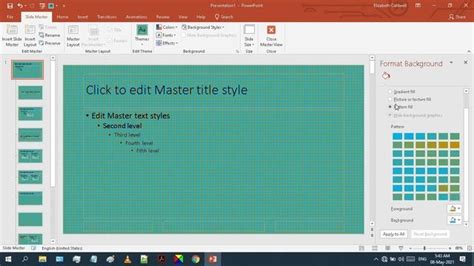 custom powerpoint template in slide master how to make your own slide background in ppt