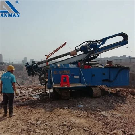 Hdl 160d Micropile Construction Casing Rod Followed Drill Superior And Reliable Quality Crawler