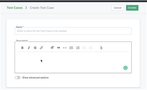 chapter 6 create test case help center