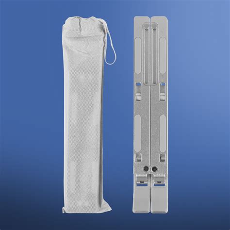 Stand Laptop Aluminium Adjustable Silver Mx Komputer Jogja