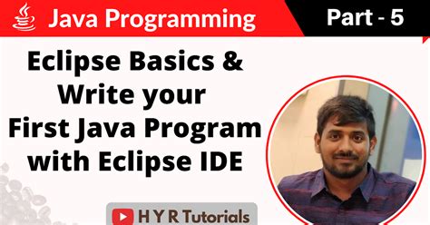 Write Your First Java Program With Eclipse Ide Part 5 Core Java