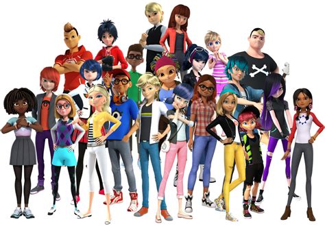Miraculous Ladybug Characters By Superkaijuhorrorgal On Deviantart