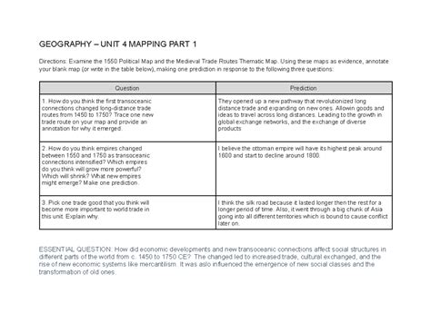 geography unit 4 mapping part 1 geography unit 4 mapping part 1
