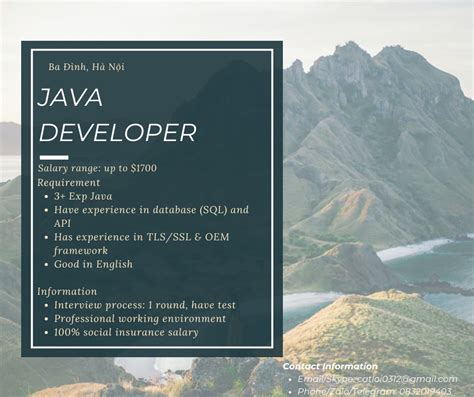 Tuyển Dụng Dev Java Net React Nodejs Vuejs HÀ NỘi TuyỂn GẤp 💥 Java Developer