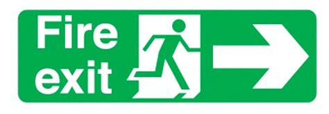 Are Your Fire Exit Signs The Correct Size